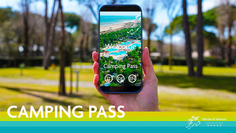 New digital camping pass at Marina di Venezia
